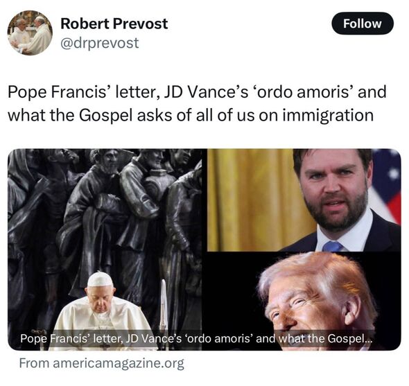 Is Robert Prevost conservative? New Pope's 6-word anti-Trump post exposed