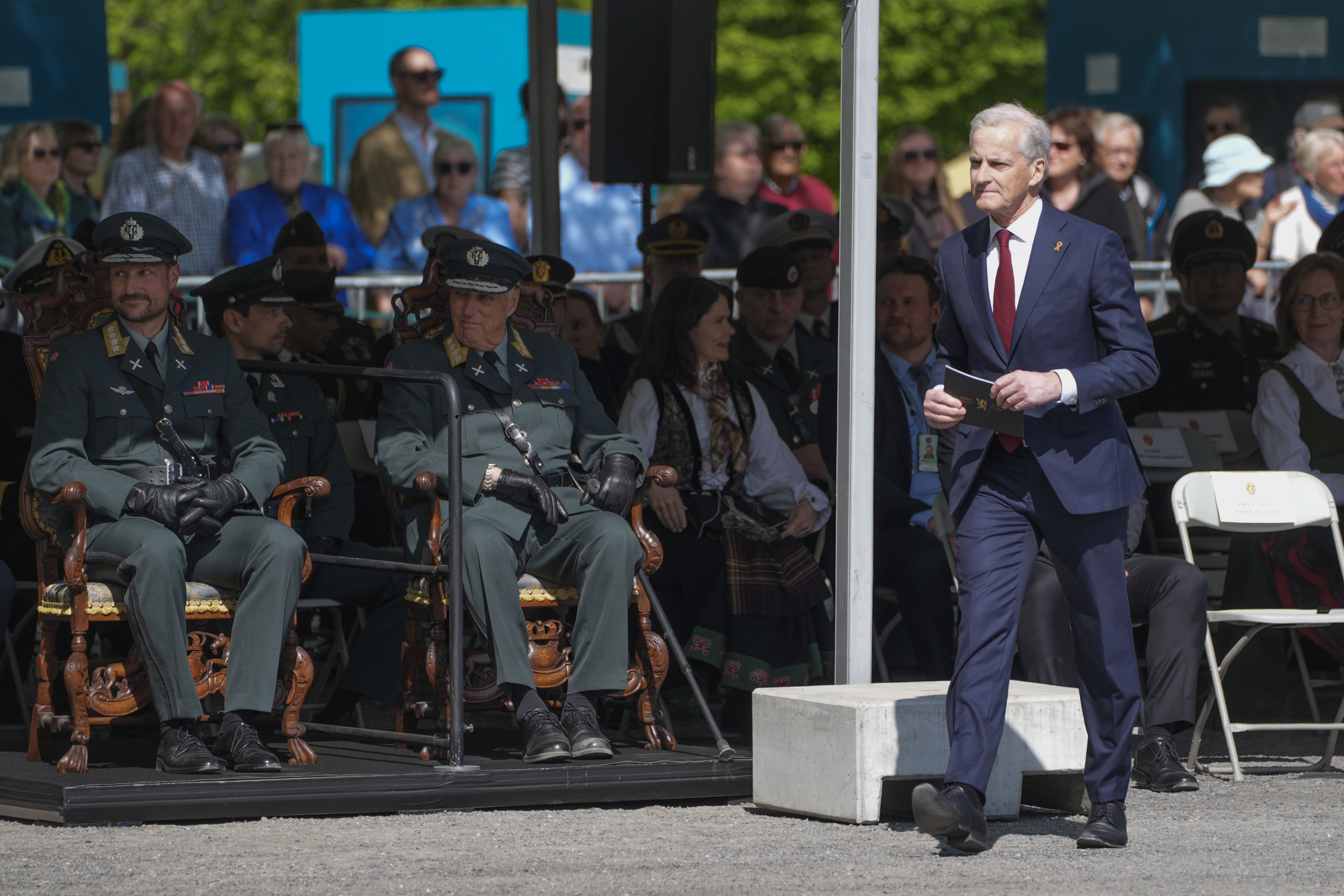 Kongen hyllet henrettede motstandsmenn: De ga alt for Norge