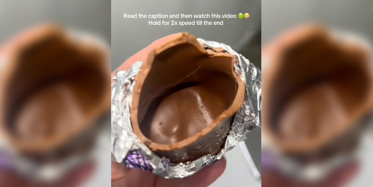 Warning: Woman Finds Worm Crawling Inside Her Chocolate Easter Bunny