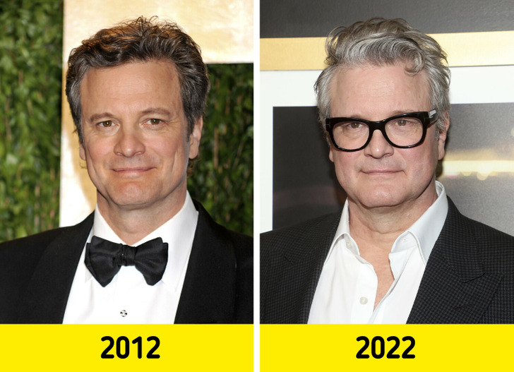 Colin Firth luce irreconocible con su nuevo look y los fans se fijan en ...