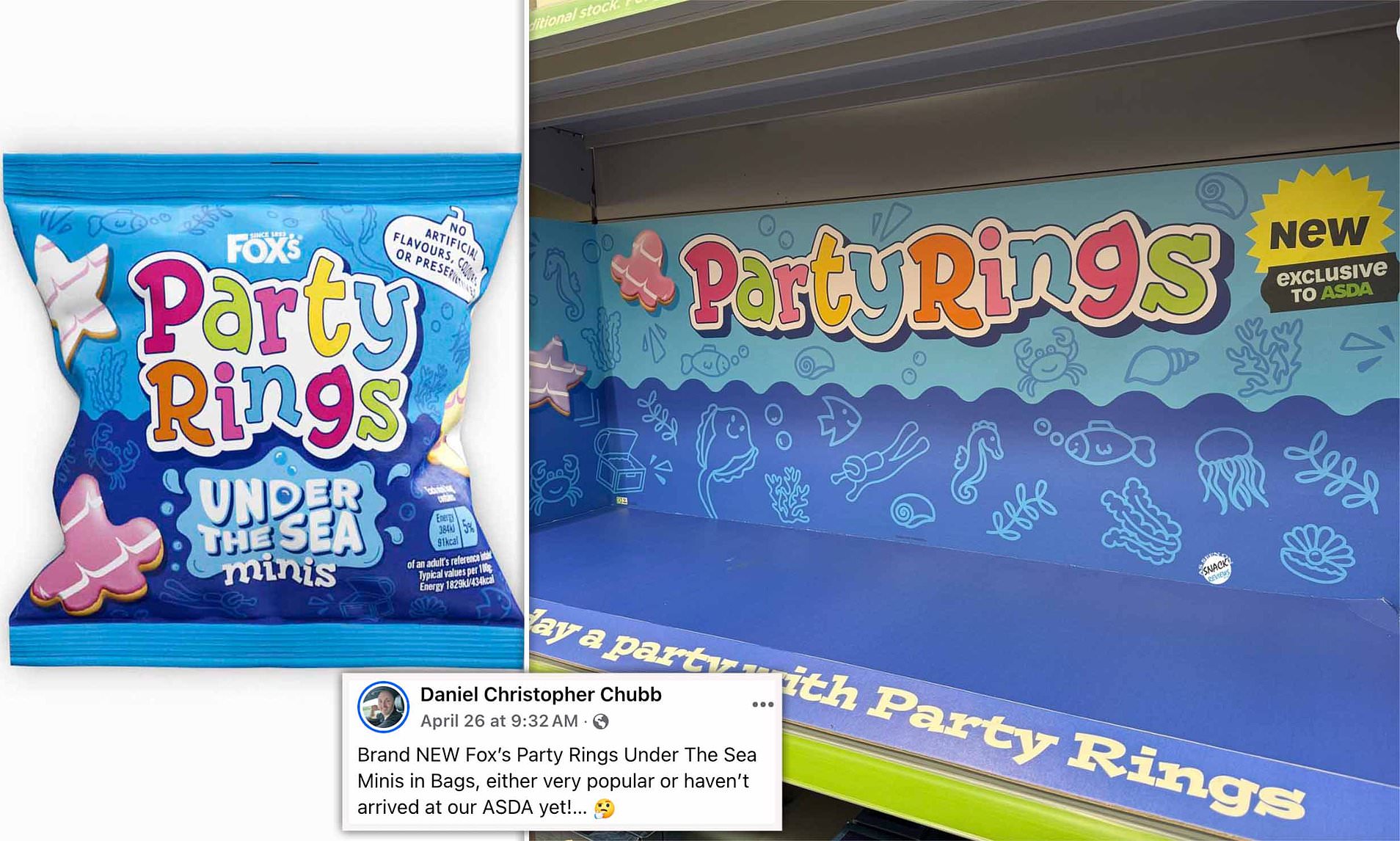 Party Rings change shape for the first time in 42 years