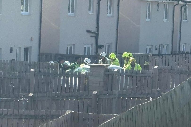 Car crashes into back garden after police chase through Fife streets