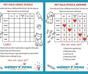 10 Fun Logic Puzzles and Games for Kids, With Answers [FREE, PRINTABLE]