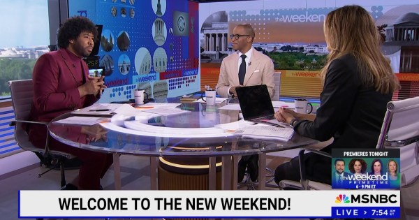 The Weekend and The Weeknight Make Quiet MSNBC Debuts
