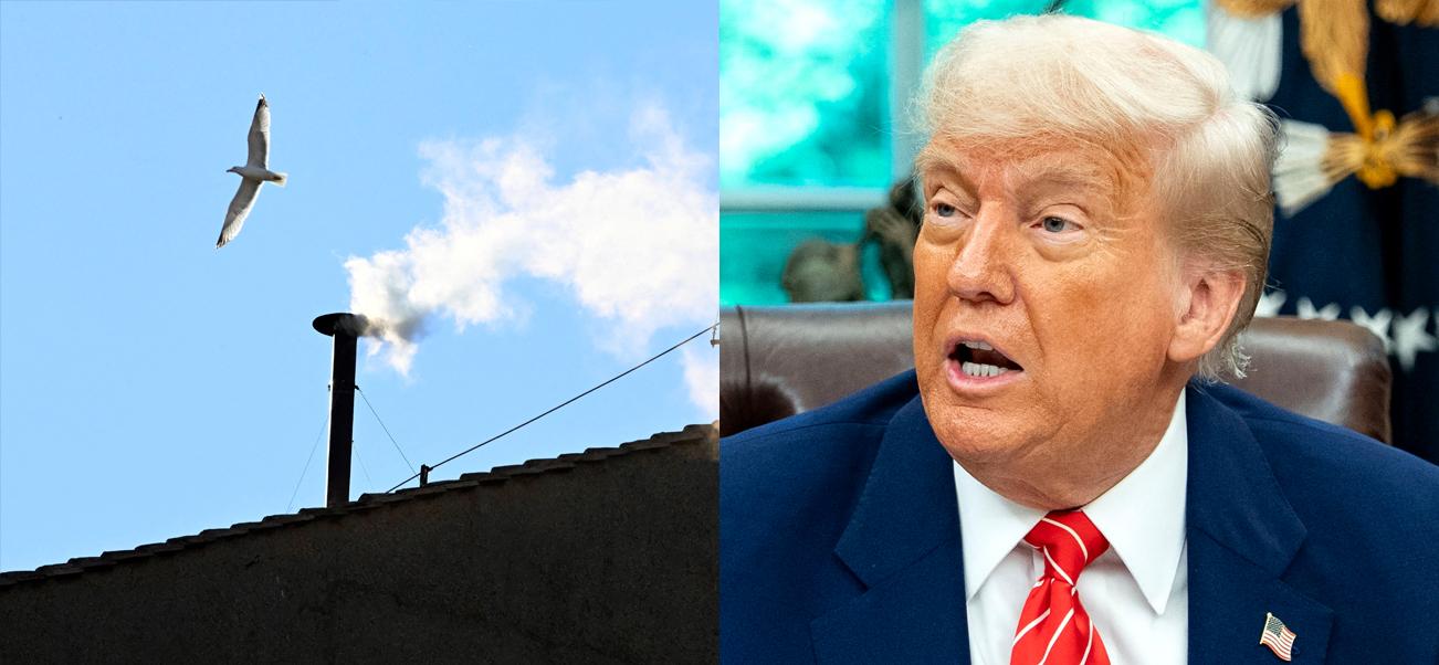 Donald Trump Breaks Silence On History Making Pope Pick After AI Image ...