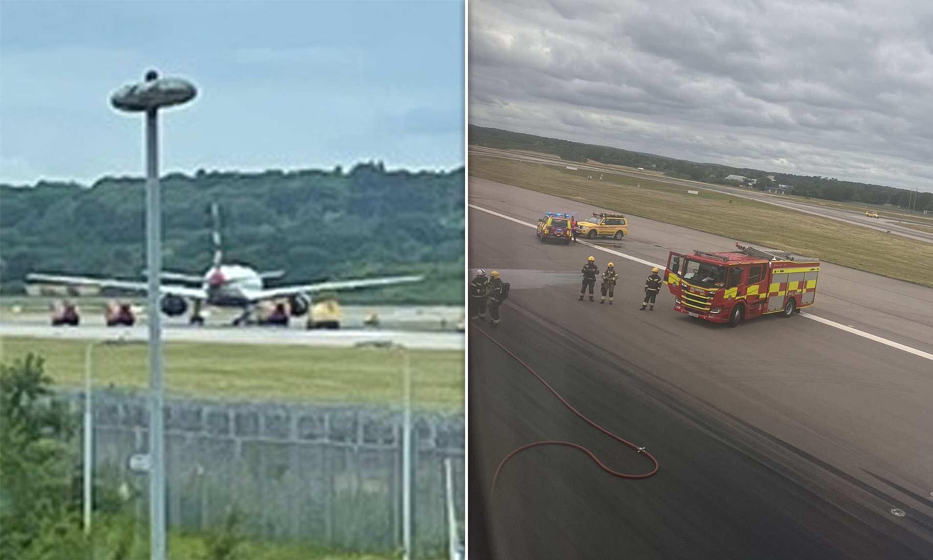 British Airways plane caught fire after pilot mixed up left and right ...