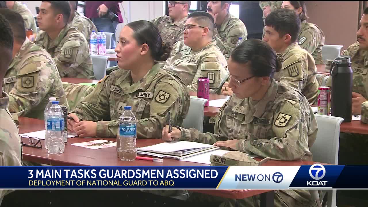 NM National Guard will be assigned 3 tasks while on deployment in ...