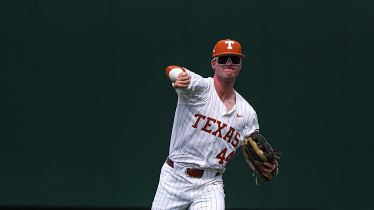No. 1 Texas Baseball Star Outfielder Max Belyeu Nearing Potential Return