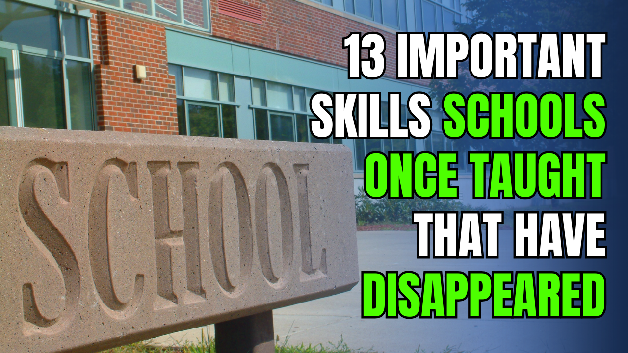 13 Important Skills Schools Once Taught That Have Disappeared