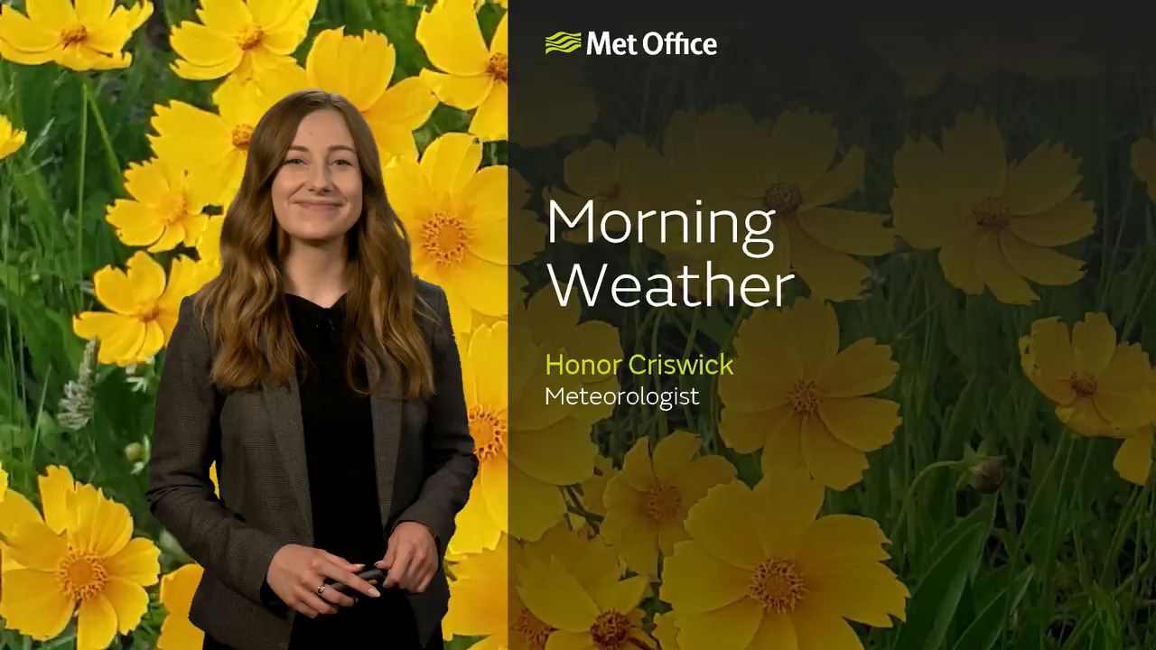 Met Office Friday morning weather forecast 08/05/2025