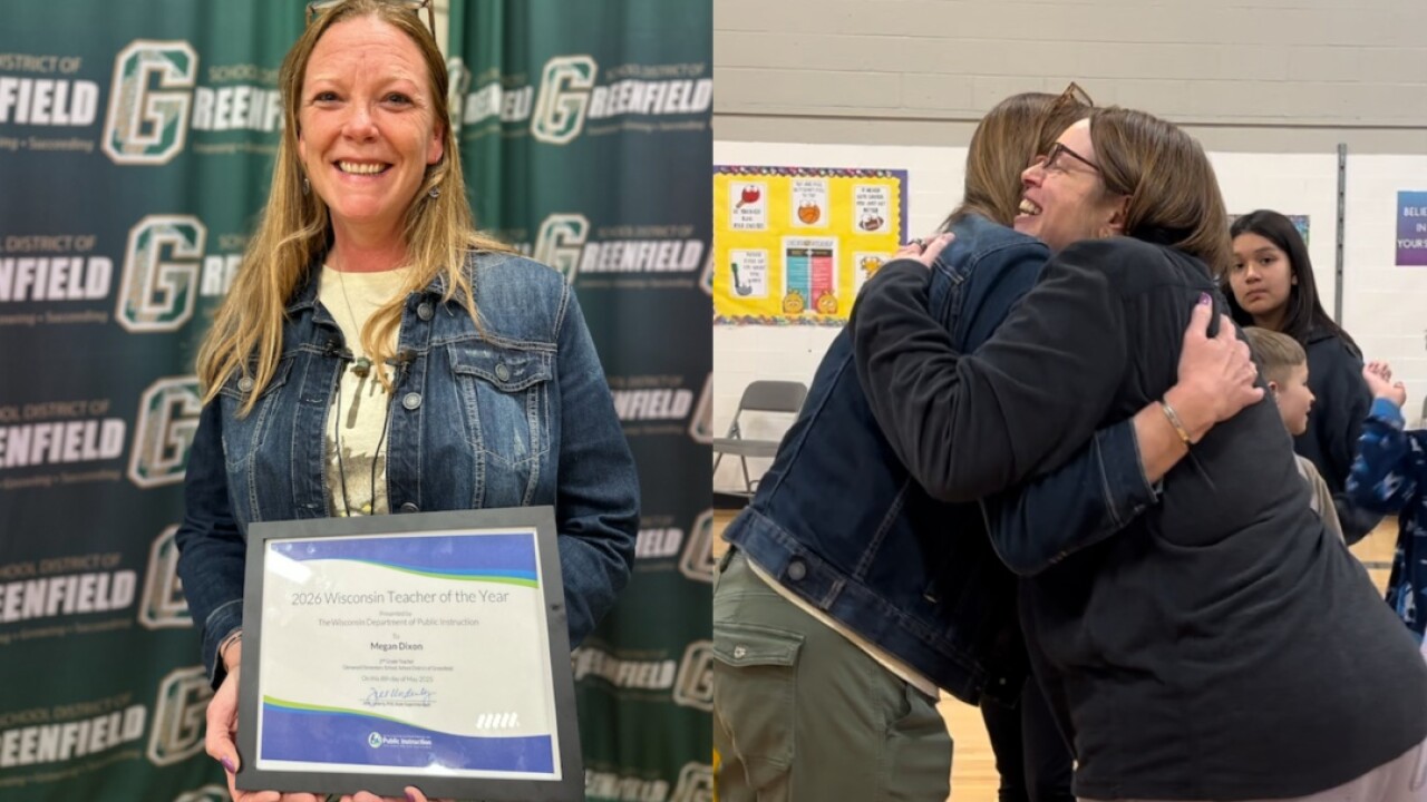 Greenfield teacher surprised with Wisconsin Teacher of the Year award ...
