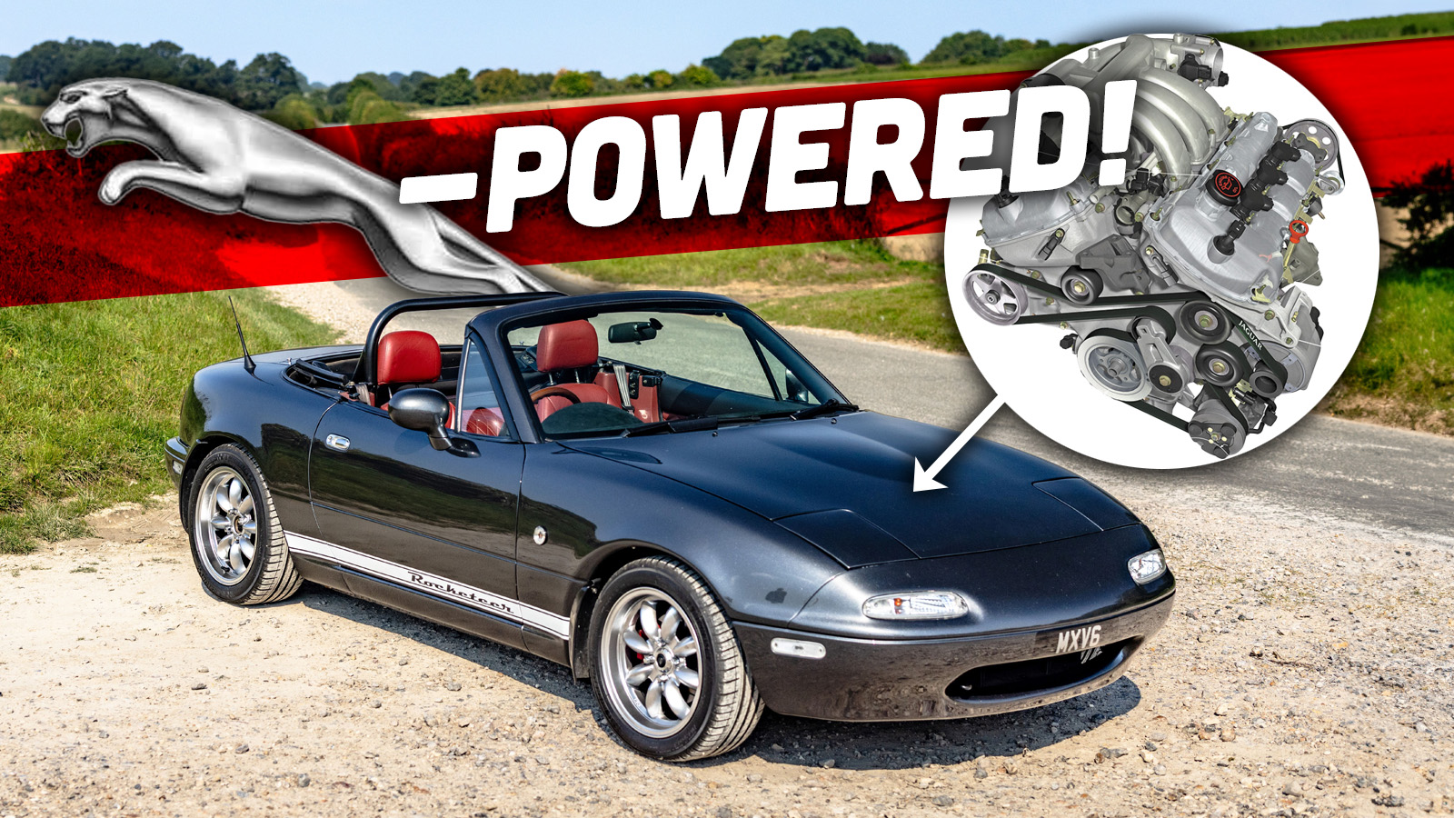 Some Geniuses Are Stuffing Jaguar Engines In Mazda Miatas And Going Crazy Fast