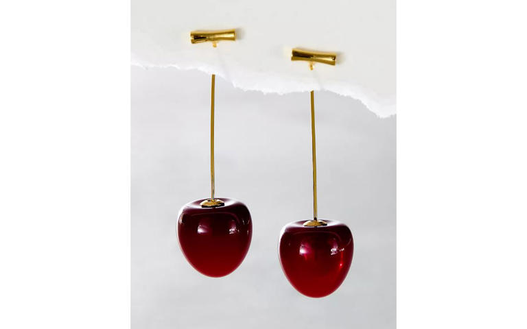 Fruit earrings trend: why cherries are the sweetest must-have accessory