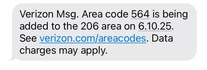 New area code launching around Seattle starting June 10