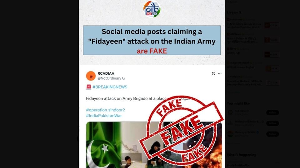 Fake News Alert! India rejects 'fidayeen attack' reports on Army ...