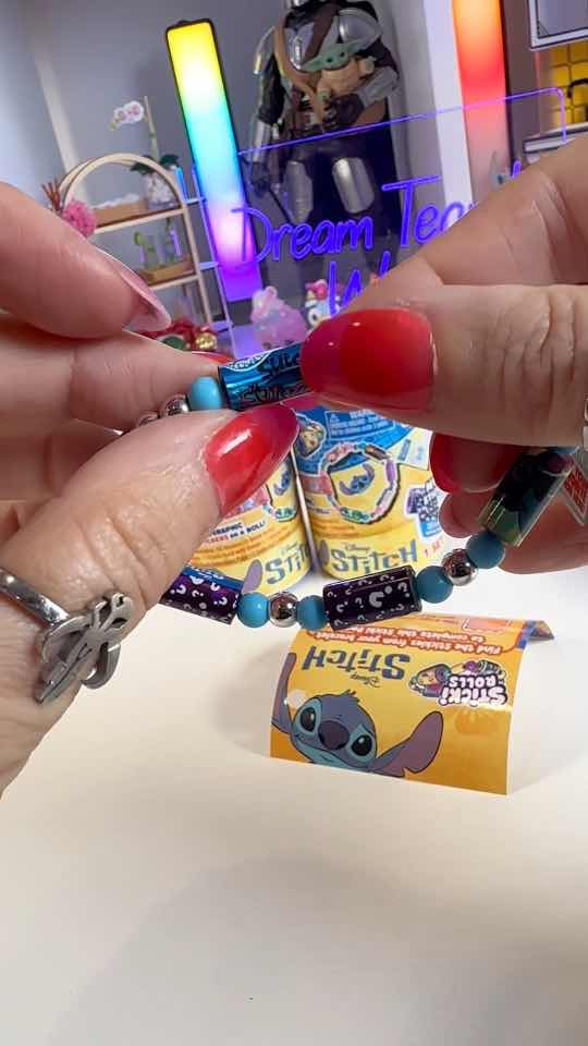 Disney Stitch Sticki Rolls #disney #stitch #stickers #asmr