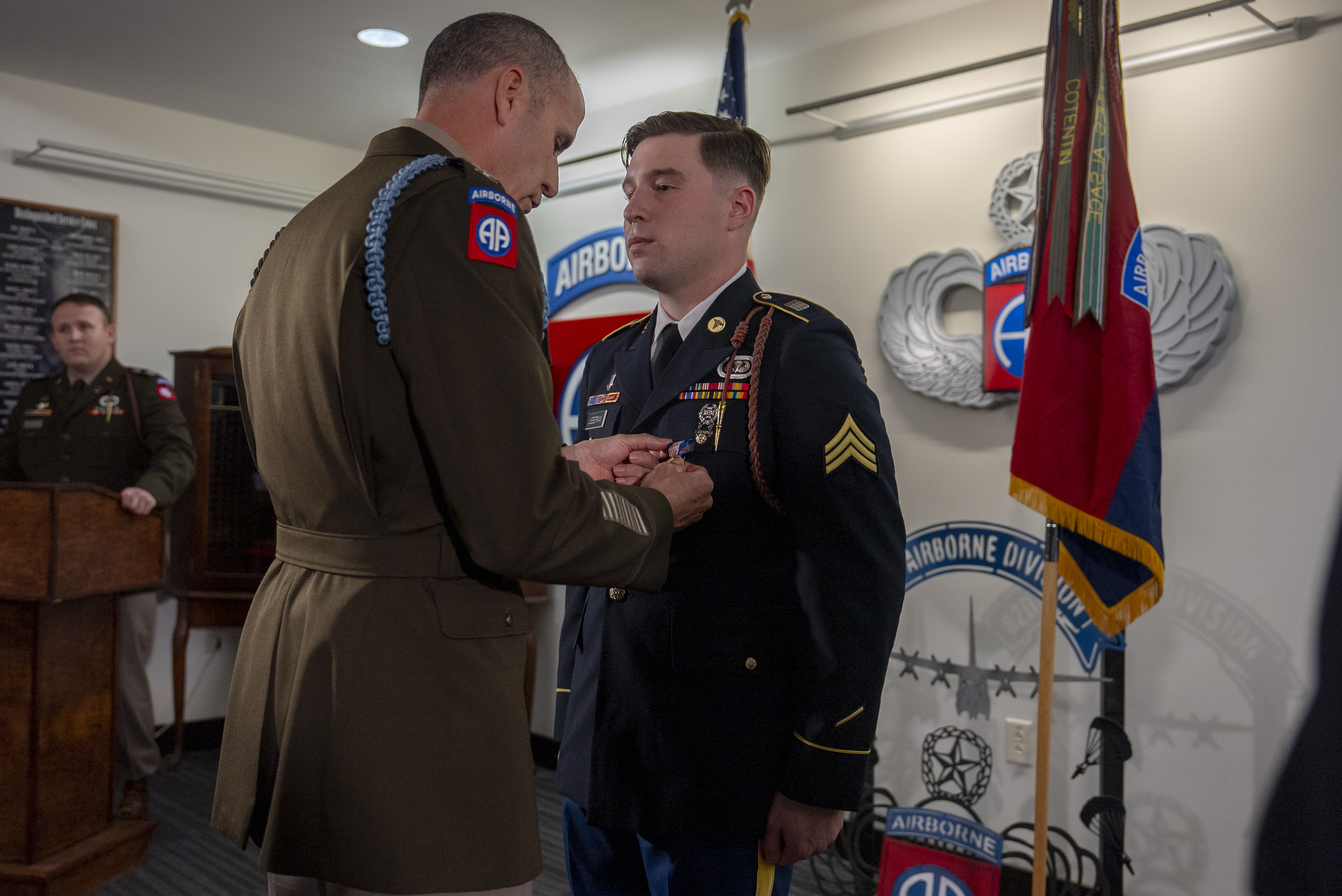 Army medic receives award for fending off shooter, saving life