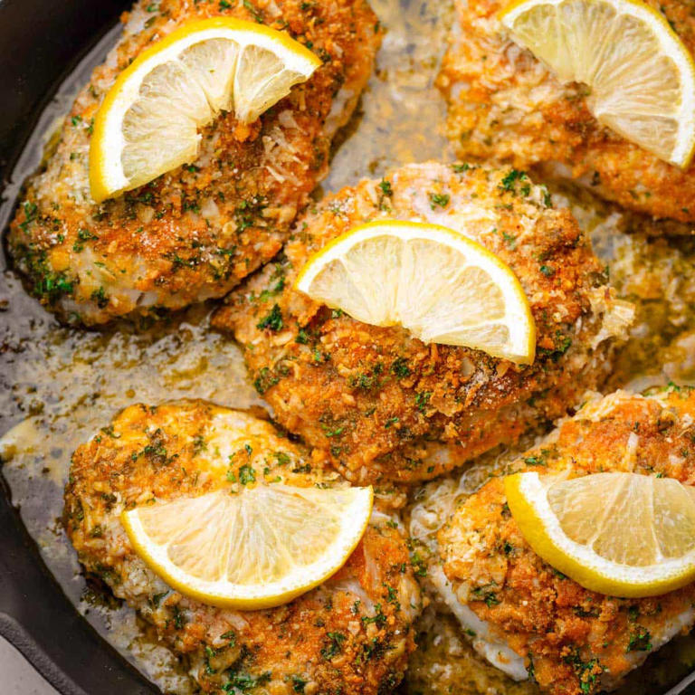 Baked Parmesan Crusted Cod (with Lemon and Butter)
