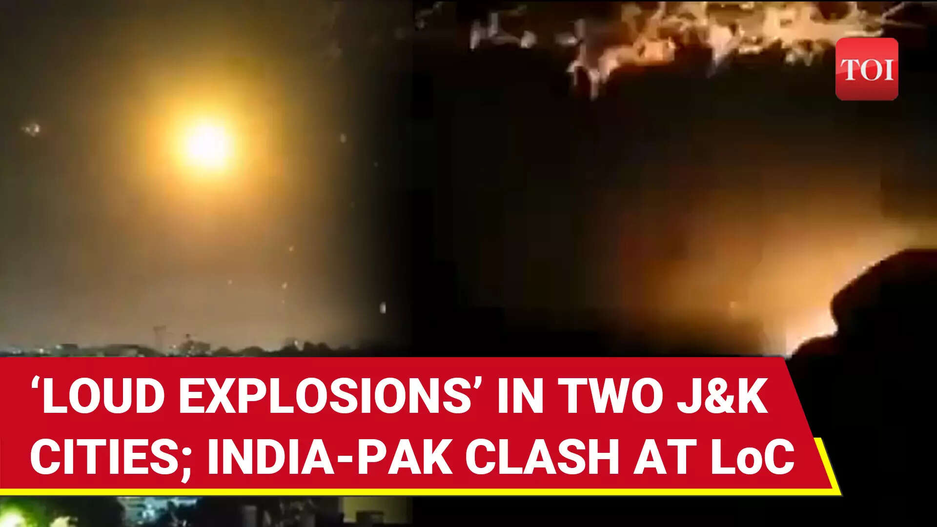 ‘Explosions In J&K Cities’; Loud Boom Heard In Poonch, Rajouri | India ...
