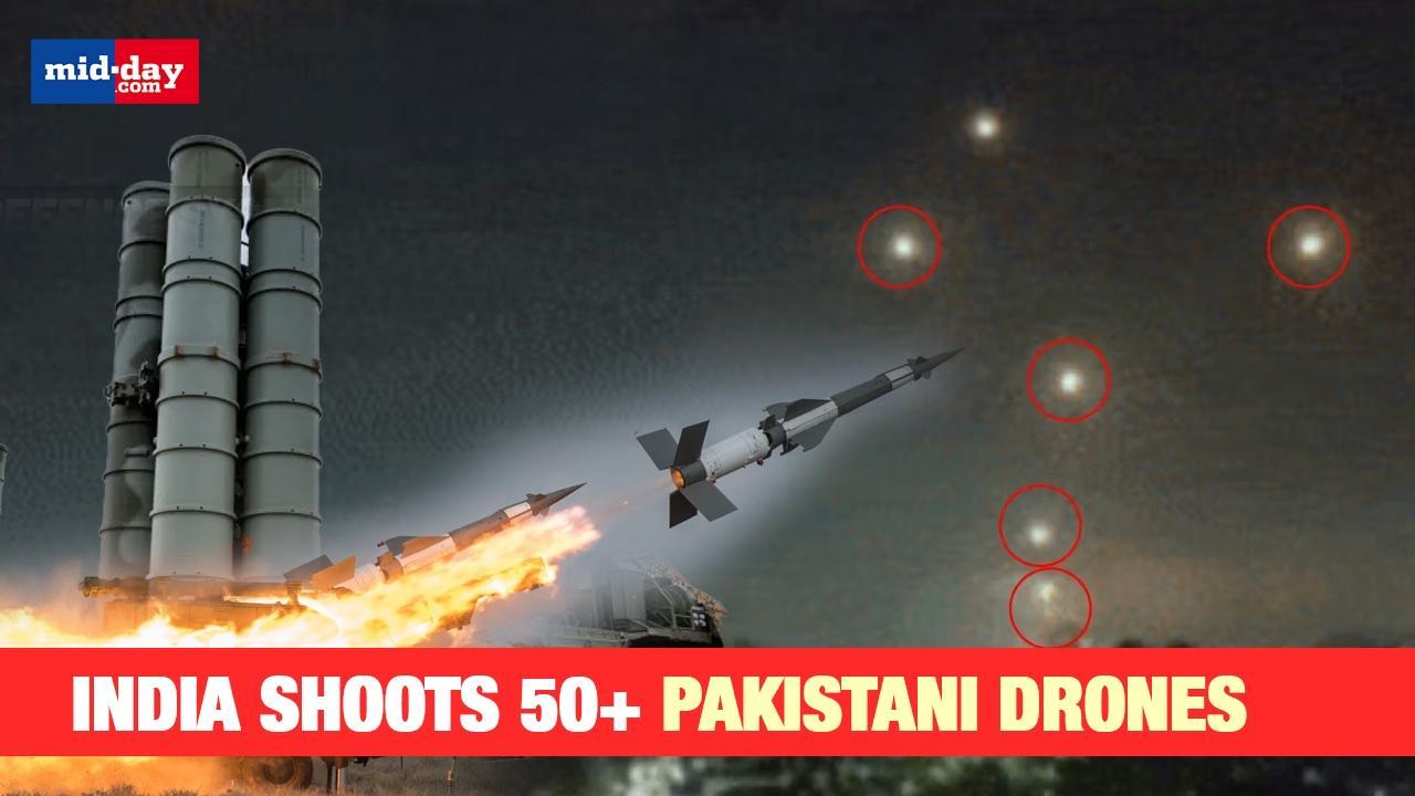 India-Pak war: Indian Forces destroy over 50 Pakistani drones in border ...