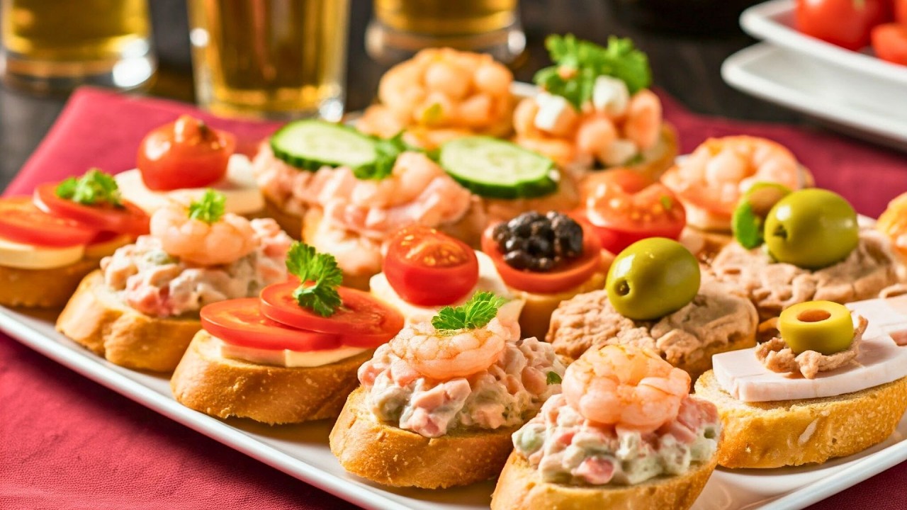 4 Canapes Faciles en 5 Minutos 👌