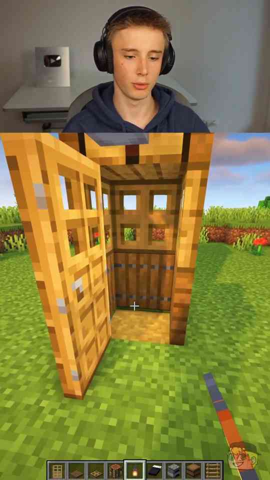 Minecraft 1x1 House – Quick & Tiny Build Tutorial! 🧱🏠