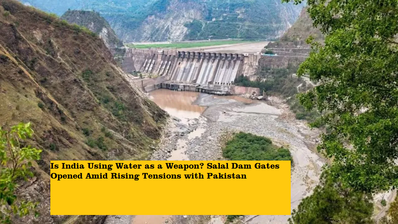 Is India Using Water as a Weapon? Salal Dam Gates Opened Amid Rising ...