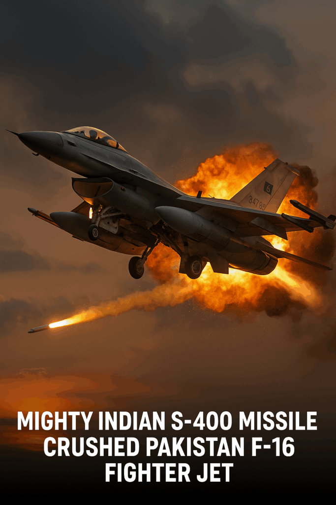 Confirmed Strike: Indian S-400 Downs PAF’s U.S.-Made F-16 Near Sargodha ...