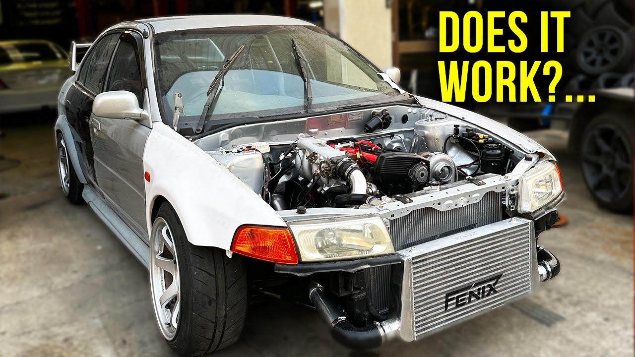 Lancer FWD to RWD Conversion First Start! | Pt24