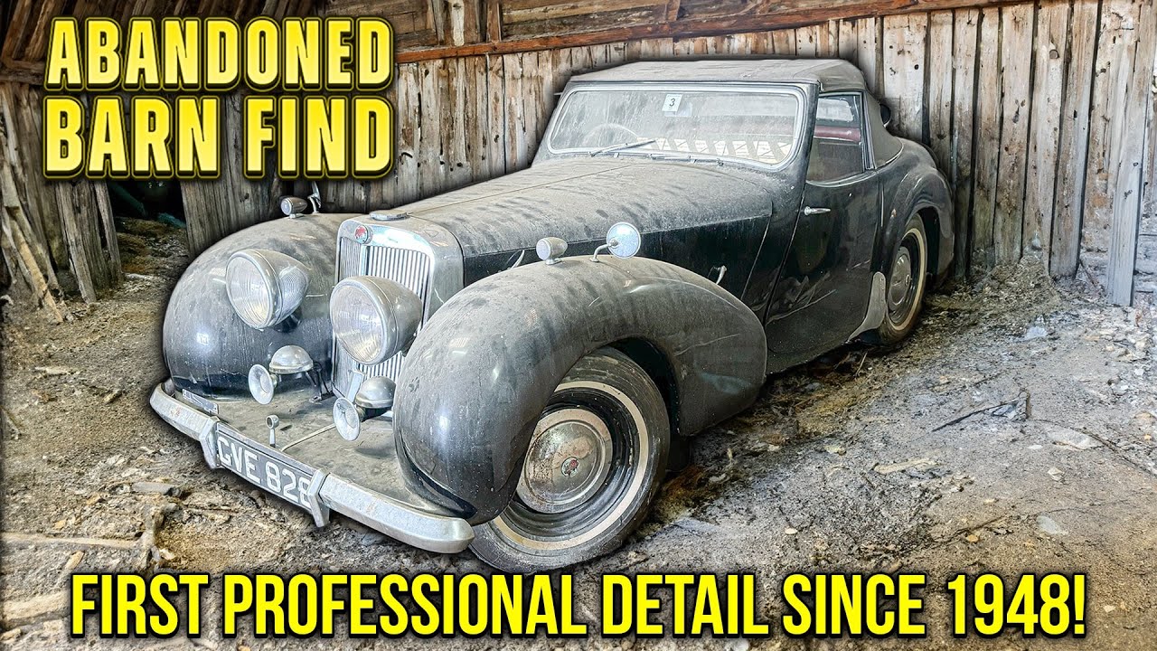Triumph barn find receives first professional detail in 84 years