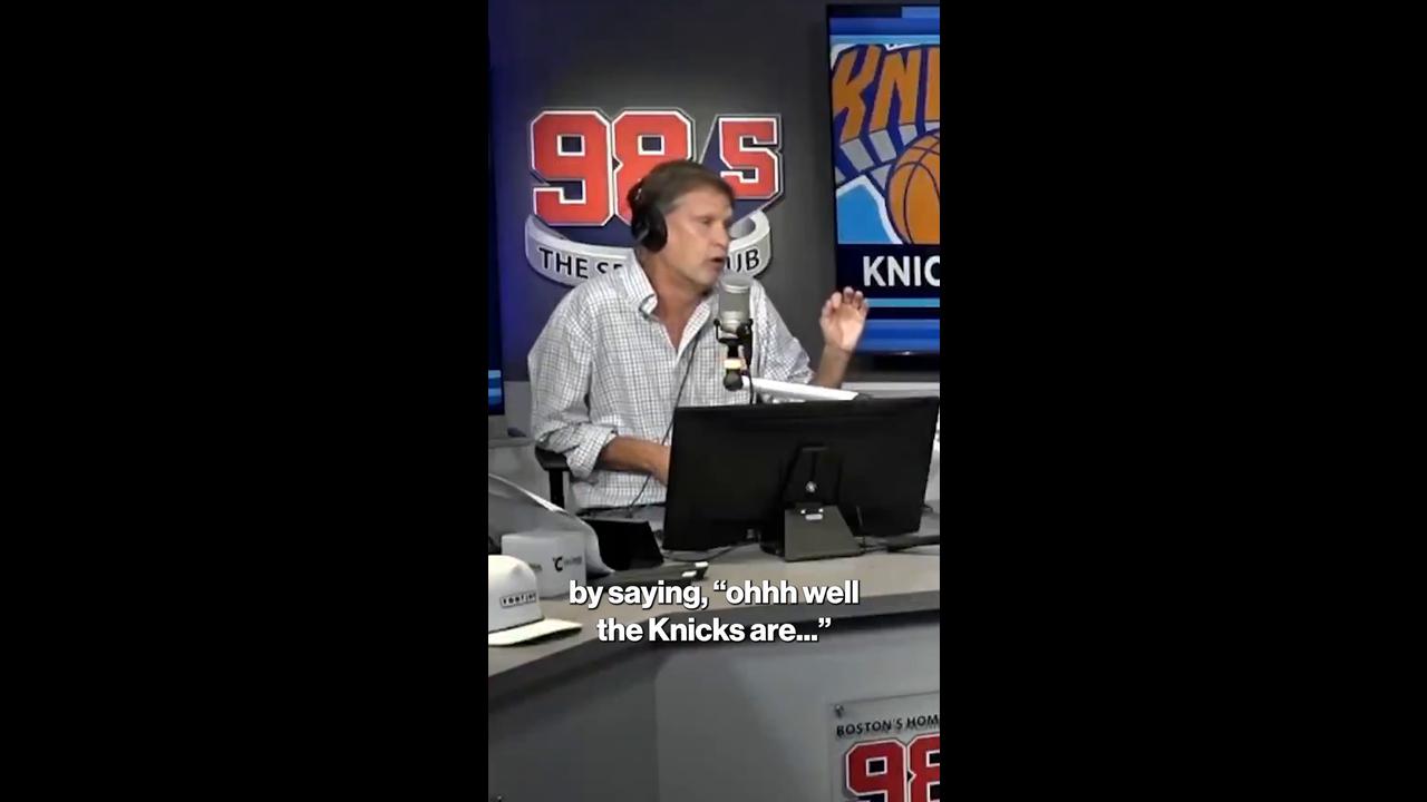 Boston radio host Mike Felger calls Knicks "trash" even after taking 2 ...