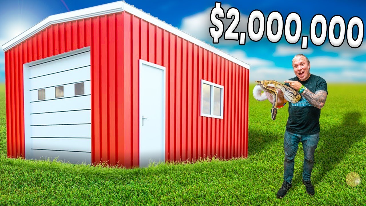 $2,000,000 snake room tour - cage by cage!