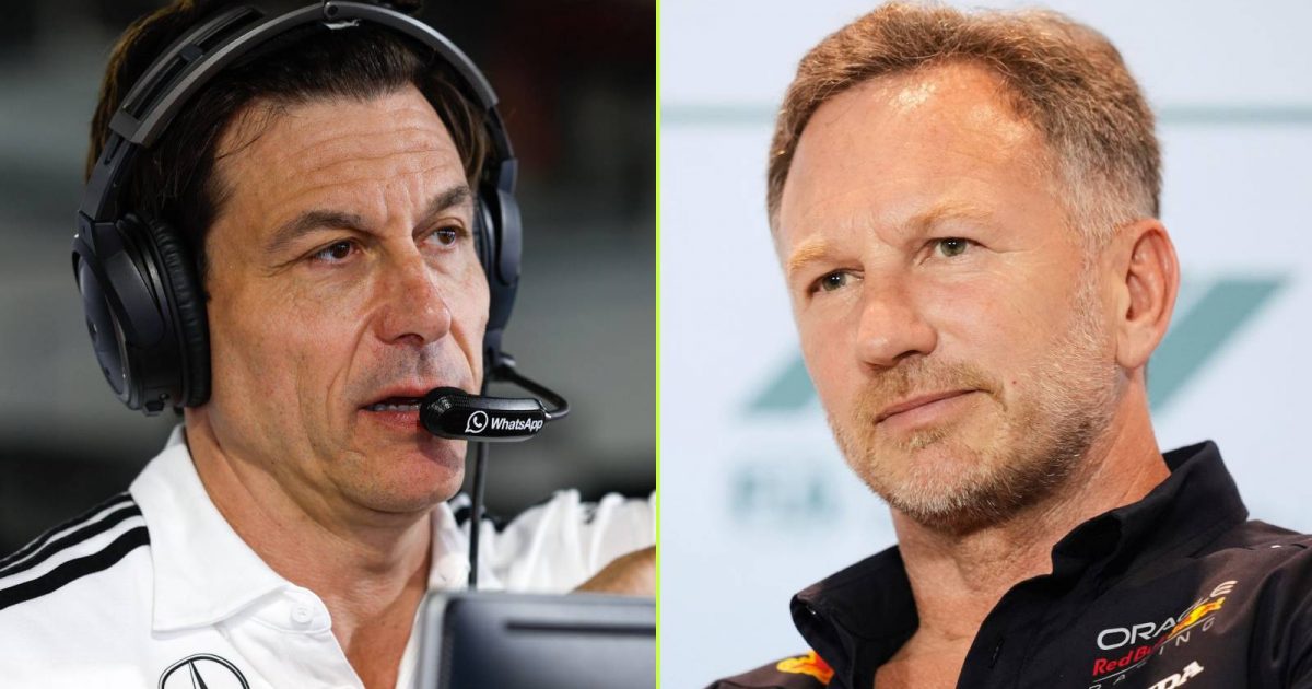 Toto Wolff makes surprise Christian Horner claim with bleep machine ...