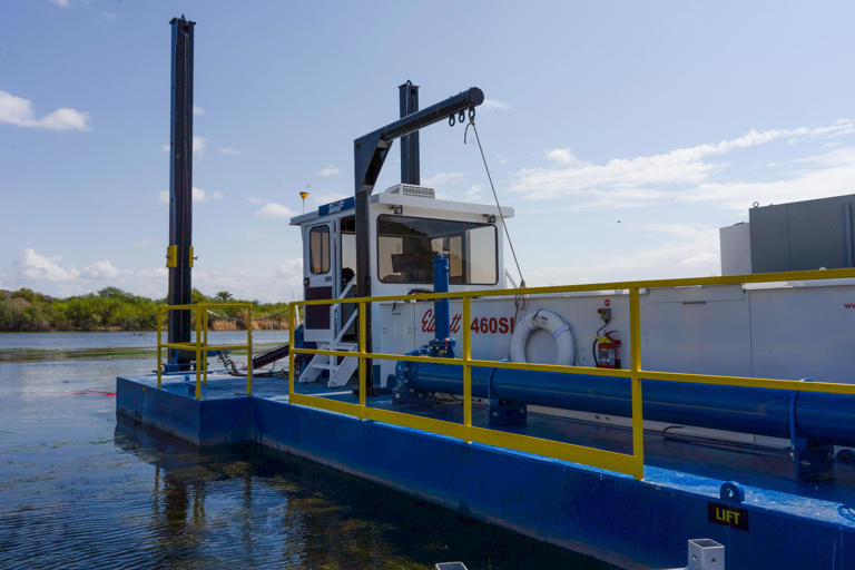 A new dredge can vacuum up 8,000 tons of sand a week, clearing the ...
