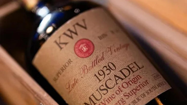 Historic KWV 1930 Muscadel sells for R17,000 at auction