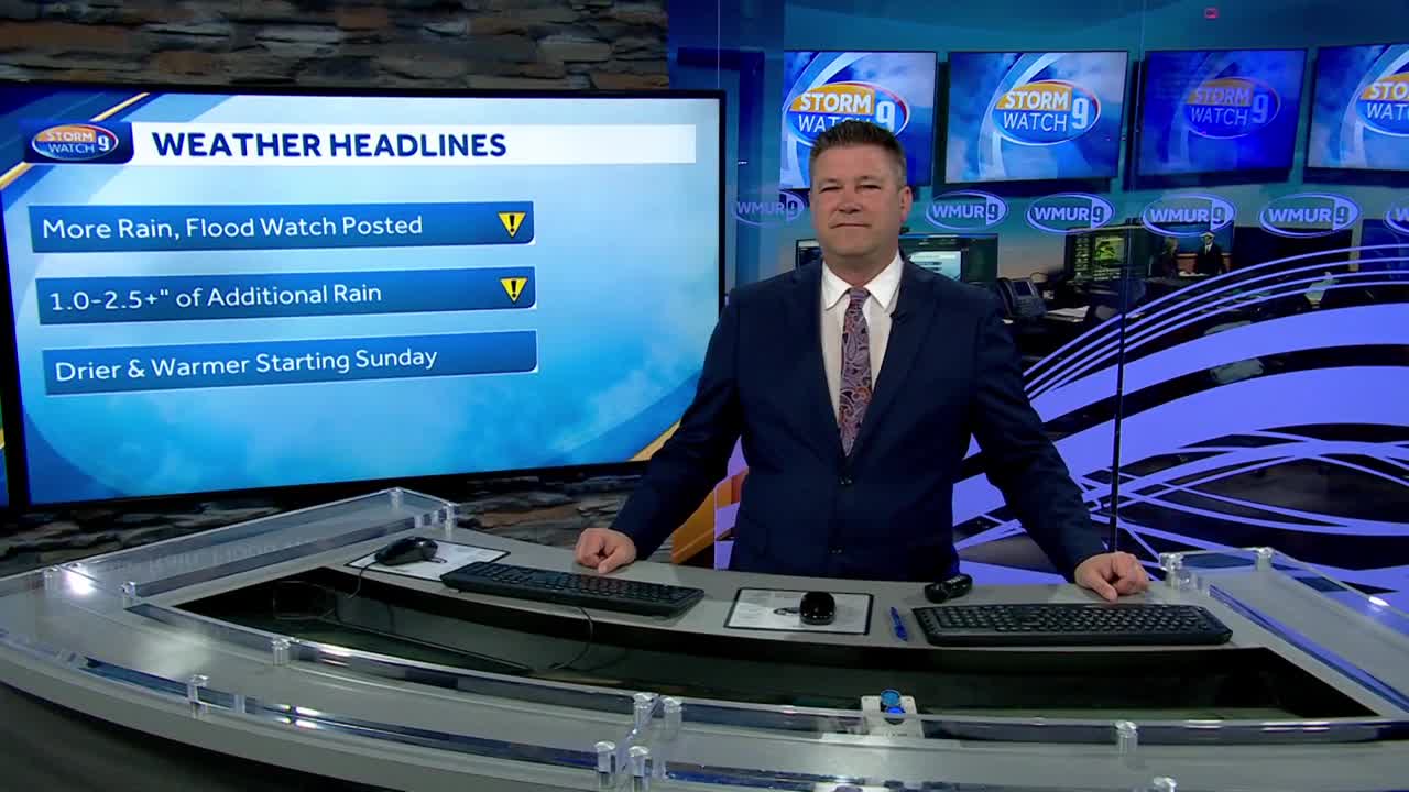 Video: Flood watch as Friday system brings more rain