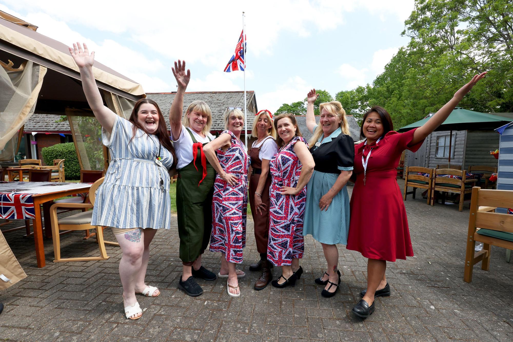 VE Day 80 celebrated in style at Woking care home