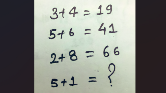 Brain teaser: If you crack this tricky maths riddle, you’ll earn ...
