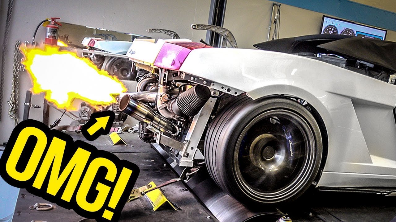 This Cheap Lambo Sounds Like a Monster on the Dyno