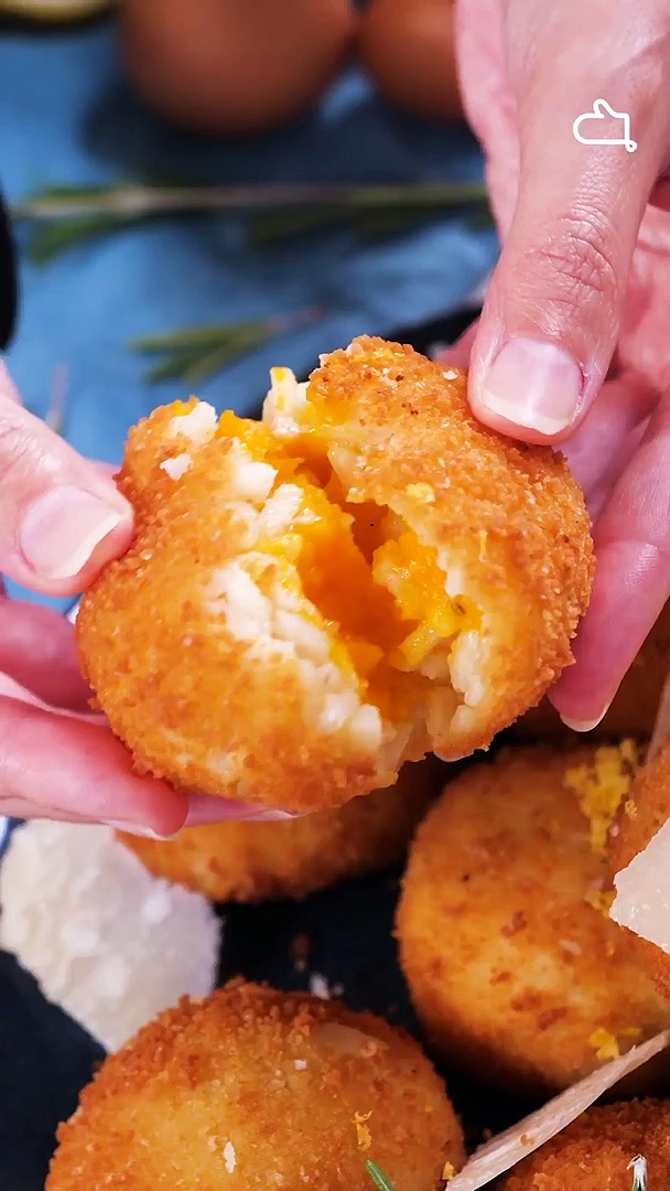 Arancini au Parmesan et potimarron