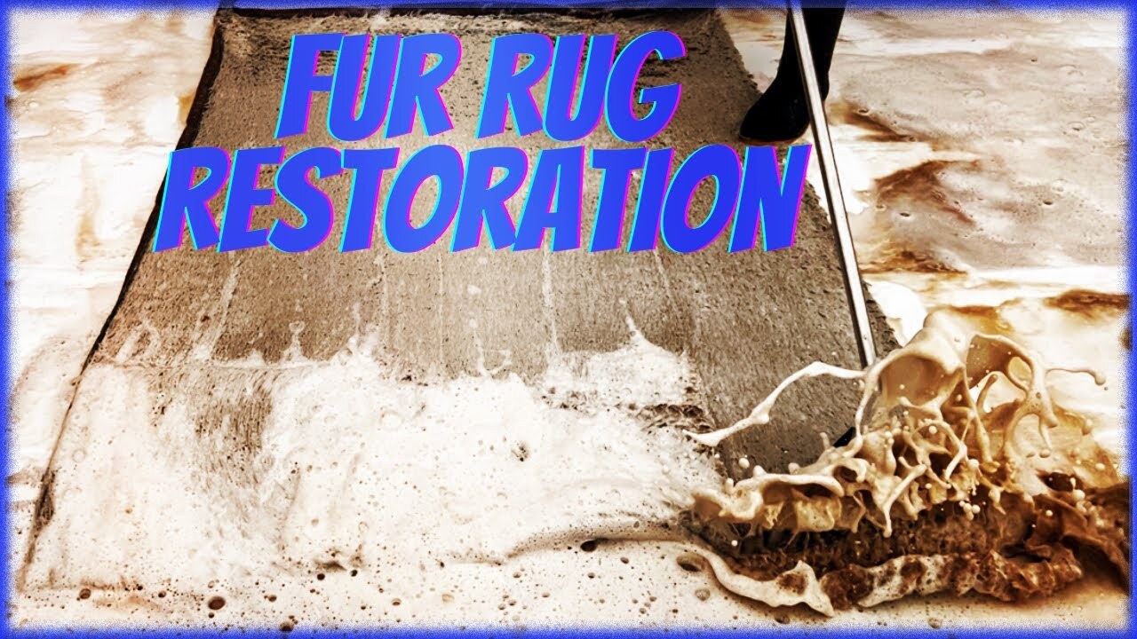 Sounds of the Ocean | Satisfying Wash of a Dirty Fur Rug | C3 LAUNDRY