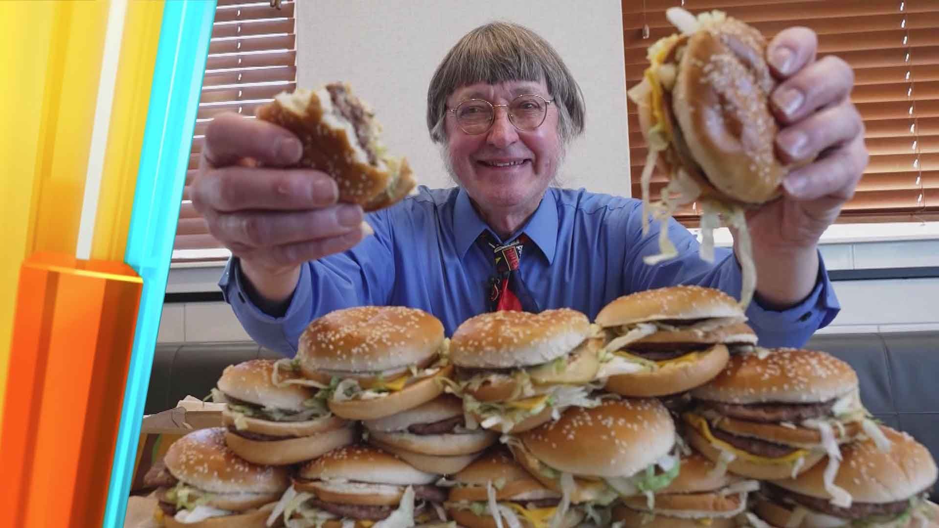 Über 34.000 Burger gegessen: Der Big Mac Man