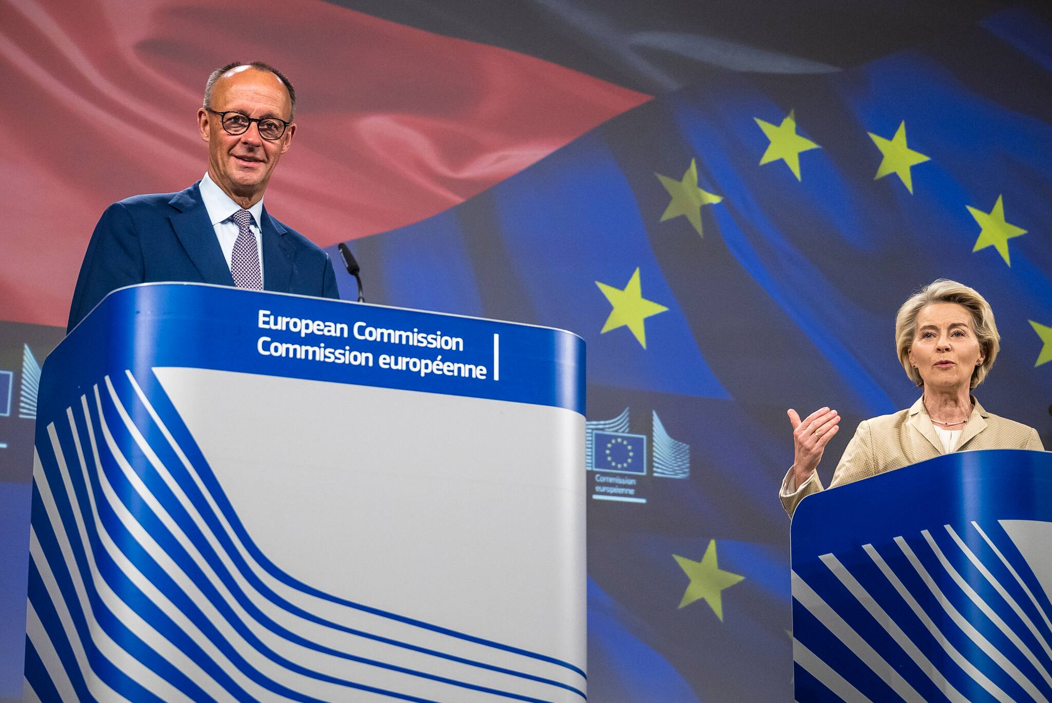 Merz in Brüssel: Vier Spitzentreffen mit EU- und Nato-Chefs