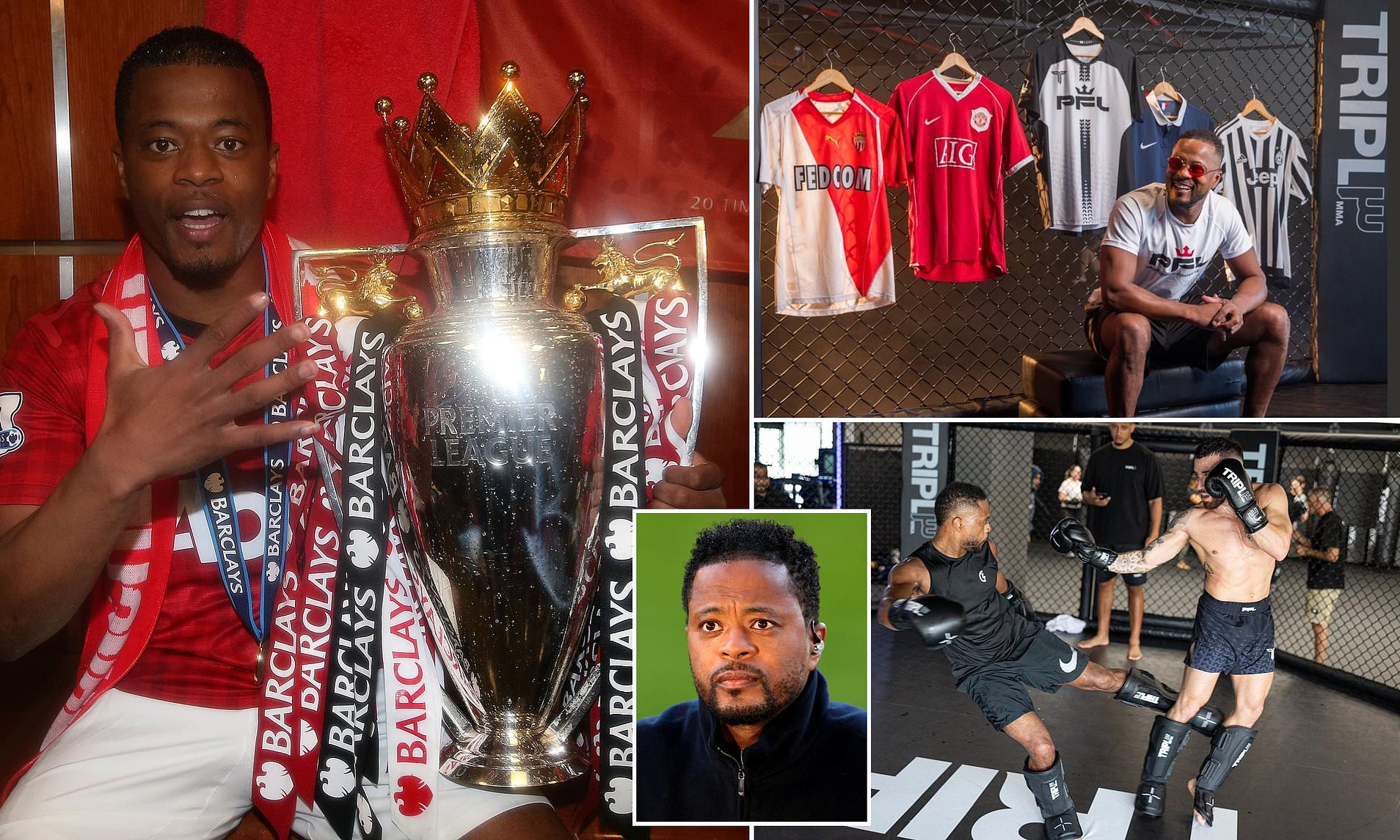 Patrice Evra's MMA debut is POSTPONED - after the PFL cancels Paris ...