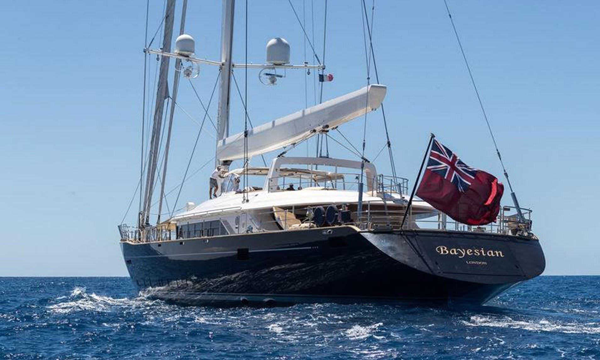 Diver dies working on wreck of sunken super yacht Bayesian - days after ...