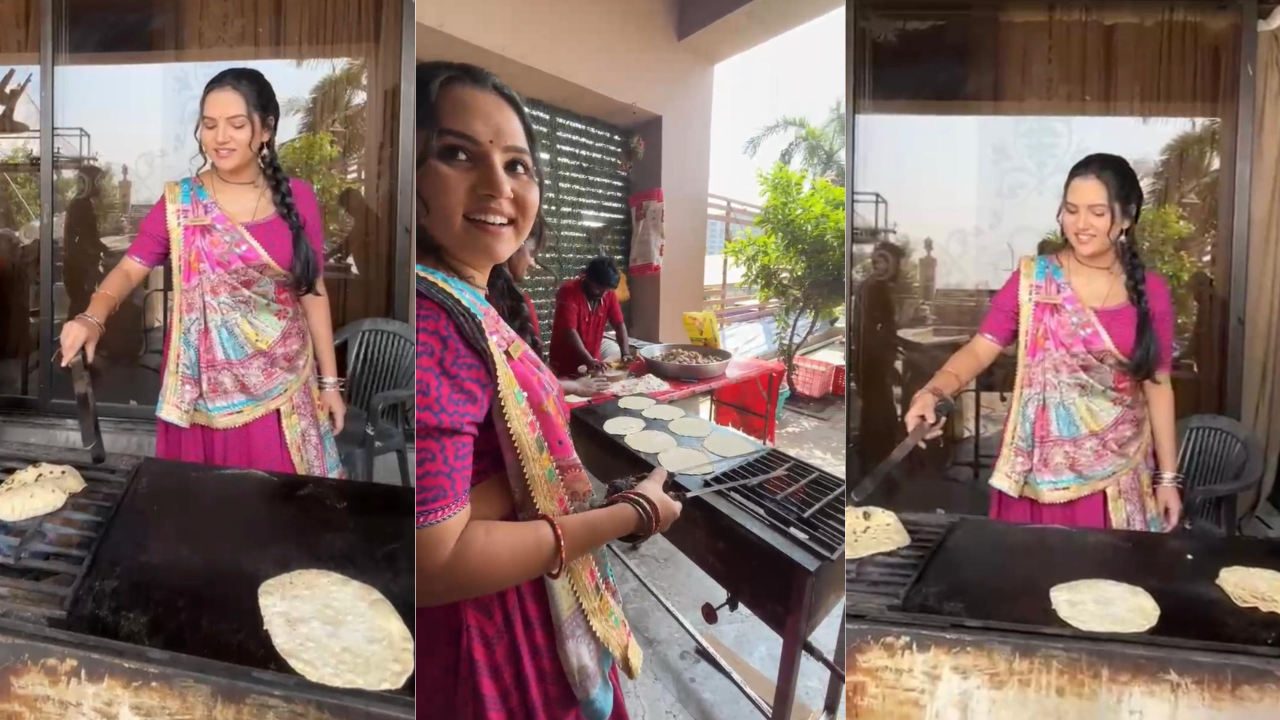 Priya Thakur turns chef on the sets of Vasudha; makes over 100 chapatis ...