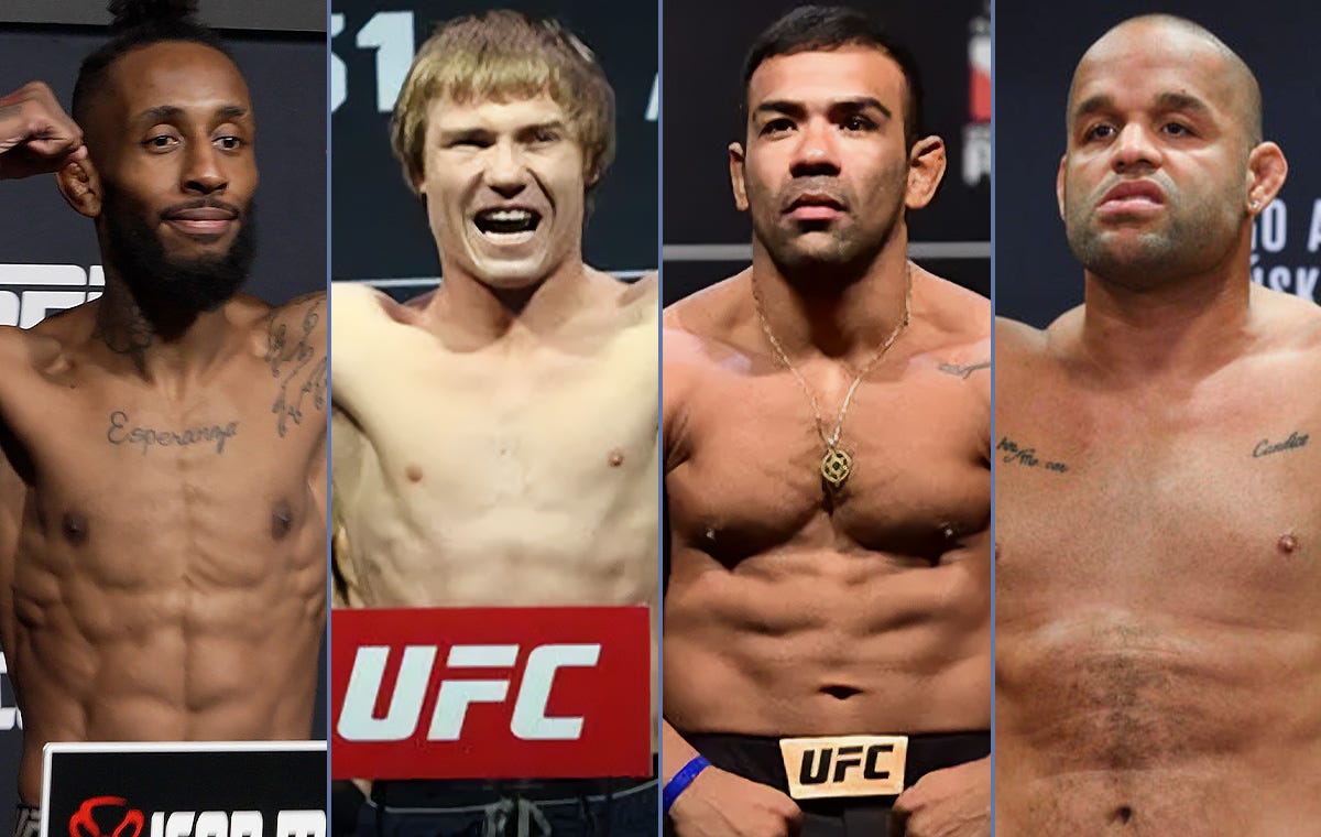 UFC veterans competing in MMA action May 9-10
