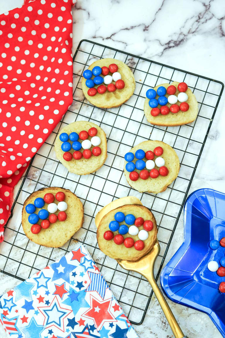Fun 2 Ingredient 4th of July Cookies
