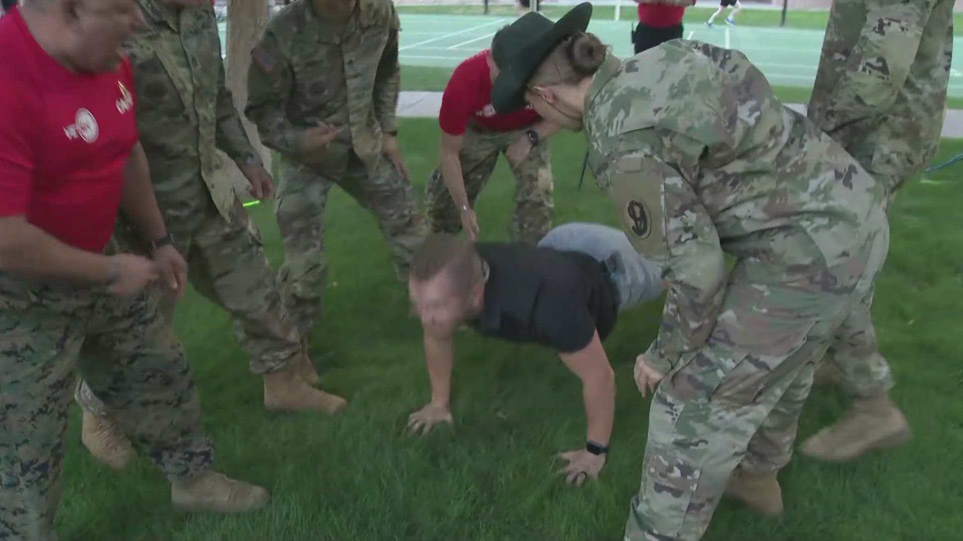 Troy Lynch goes to Boot Camp: 12News reporter joins USAA employees for a taste of basic training