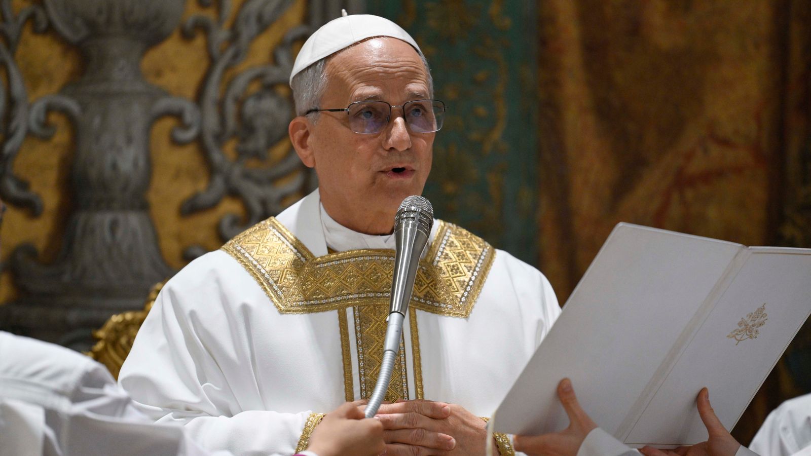 Pope Leo holds first mass - and says he hopes to help Church be a ...